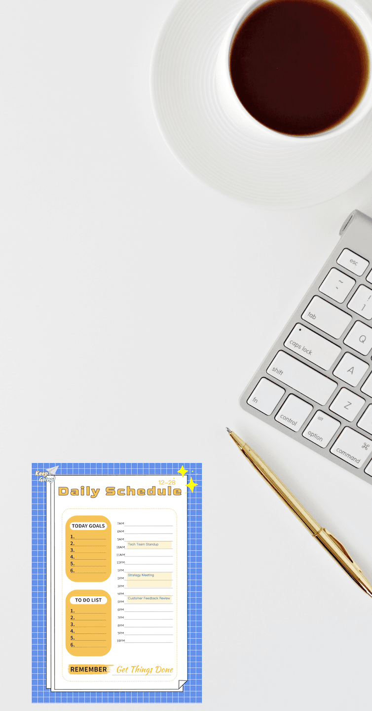 Elevate Productivity with Printed Daily Schedules for Free
